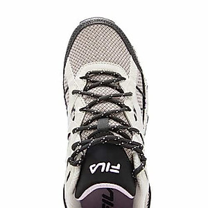 Fila Women's Lace-Up Athletic Trail Sneaker, Hiking & Trekking Shoes (TAN/Black/Lilac, us_Footwear_Size_System, Adult, Women, Numeric, Medium, Numeric_7)
