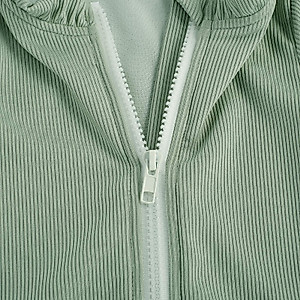 Merqwadd Toddler Baby Girl Swimsuit Rash Guard Long Sleeve One Piece Swimwear Bathing Suit for 1-5Years Kids (B-Mint Green,12-18 Months)