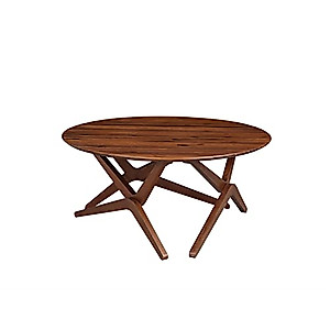 Boraam Sydney Adjustable Table [Chestnut Wire-Brush]