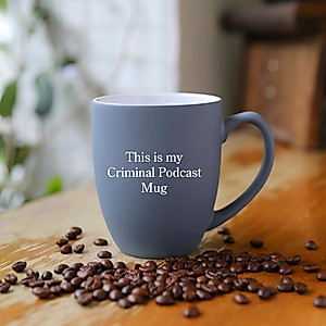 Personalized Coffee Mug Engraved with your Custom Text - Customized Coffee Mug, Hot Chocolate Mug, Tea mug, Birthday Gift, Retirement Gift (Matte Grey, Engraved Custom Text)