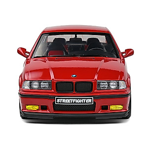 1994 E36 M3 Streetfighter Imolarot Red 1/18 Diecast Model Car by Solido S1803911