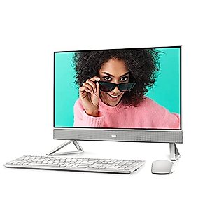 Dell Inspiron 5410 All in One - 23.8-inch FHD (1920 x 1080) Touchscreen Display, Intel Core i3-1215U, 8GB DDR4 RAM, 256GB SSD, Intel UHD Graphics, Intel Wi-Fi 6E, Windows 11 Home - White
