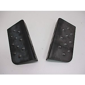 CTW Steel Pontoon Boat Trailer Foot Pad Step Footpad Steps L-R/Weld or Bolt On