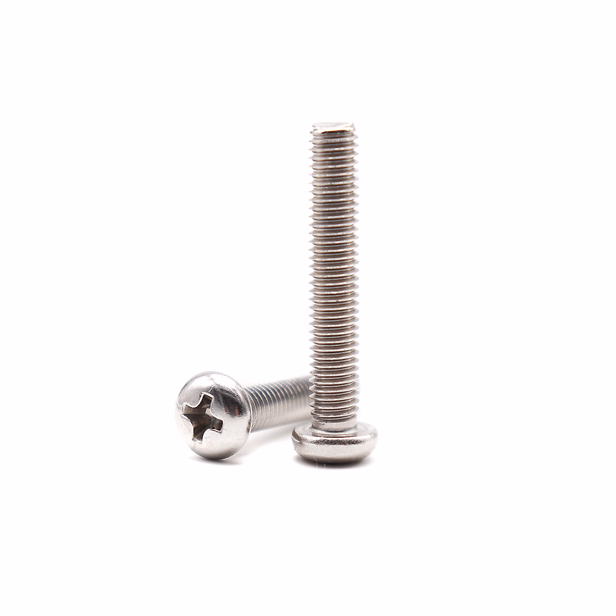 binifiMux 80 Pieces M5 Round Pan Head Phillips Machine Screws and Hex Nuts Assortment Kit, 20mm /25mm /30mm /35/mm /40mm,304 Stainless Steel