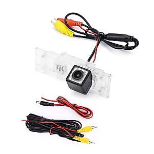 eHANGO Car Rear View Camera Bracket License Plate Lights Housing Mount for BMW 1 E81 E87 F20 F21 BMW 6 E63 F06 F12 F13 BMW Z4 E85 E86 E89 (12 LED)
