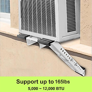 CAT SO RICH Window Air Conditioner Bracket, Universal AC Support Brackets, Heavy Duty Support Up to 165lbs