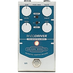 Origin Effects M-EQ Driver Mid Booster and Drive Pedal