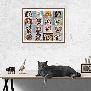 100 Piece Jigsaw Puzzles Funny Dogs Puzzles for Kids Ages 4-8 8-10,Jigsaw Puzzle for Toddlers 3-5 Years Old, Kids Puzzles Ages 6-8, Developmental Toys for Children, Birthday Gifts for Boys Girls