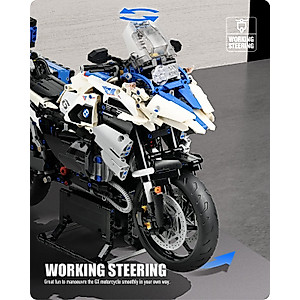 Nifeliz R125GX Motorcycle Toy Building Kit, Build a Stylish Motorcycle Display Model, Collectible Motorcycle Model Building Kit for Adults (2369 PCS)