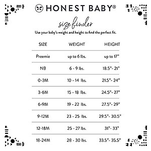 HonestBaby unisex baby Organic Cotton Short Sleeve Bodysuits Multipack and Toddler T Shirt Set, 5 Pack Bright White, 3-6 Months US