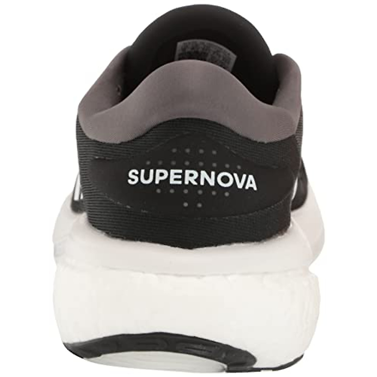 adidas Men's Supernova 2 Running Shoe, Black/White/Grey, 10