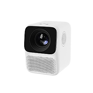 GXBPY T2 Max Projector 1080p Mini Led Portable WiFi Full Projector 4k 1920 * 1080p Keystone Correction for Home (Color : D)