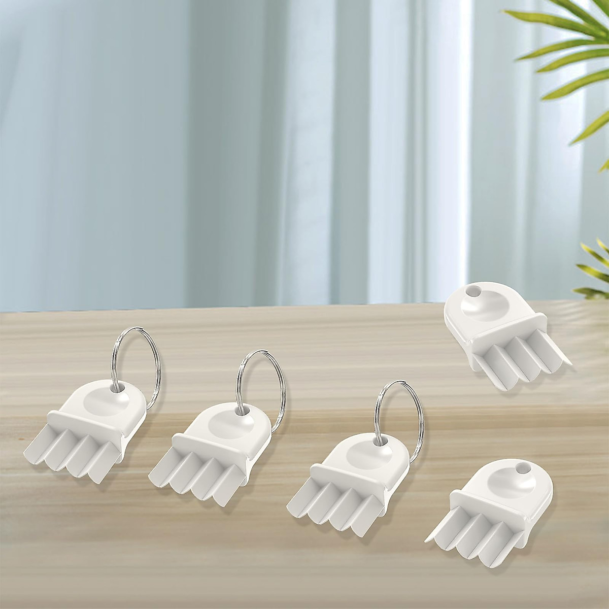 Engorgio Paper Towel Dispenser Key Universal Toilet Paper Dispenser Key Compatible for Paper Towel and Toilet Paper Dispensers Replacement Hard Plastic Waffle Toilet Paper Dispenser Key (5 pcs)