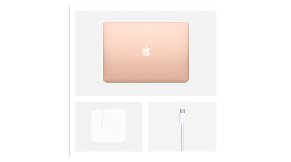 Apple MacBook Air 2020 - Renewed 13-inch Retina, 8GB RAM, Gold