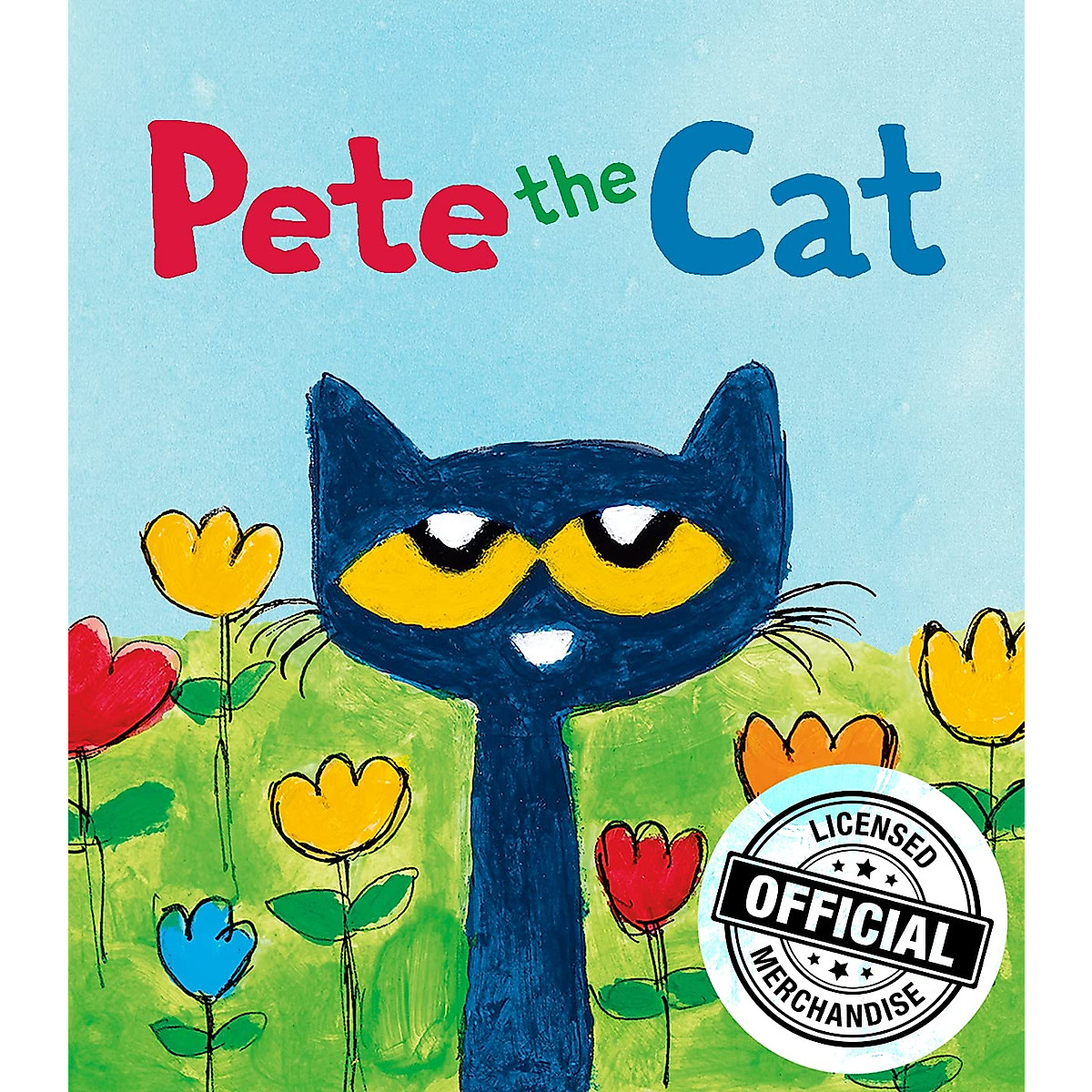 Instant Message - Pete The Cat - Meet Me at The Library - Youth Short Sleeve Graphic T-Shirt - Size Medium Athletic Heather