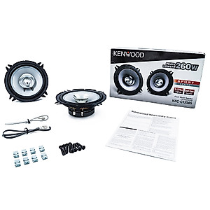 Kenwood KFC-C1356S 250 Watt 5.25-Inch Dual Cone Stereo Car Audio Speaker (1 Set)