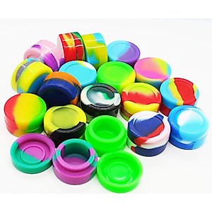vitakiwi 5ML Wax Silicone Containers Concentrate Jars Non-stick (15)