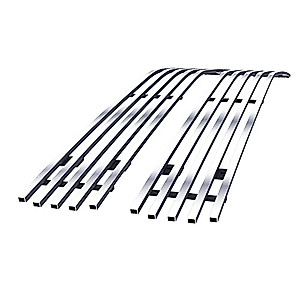 APS Compatible with Chevy Blazer C K Pickup Suburban Tahoe 1994-1999 Main Upper Stainless Steel Chrome Billet Grille Grill Insert C65706A