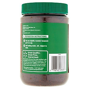 Great Value Classic Decaf Instant Coffee, 8 oz (PACK OF 3)