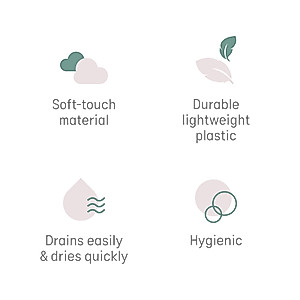 Angelcare Baby Bath Support (Pink) | Ideal for Babies Less than 6 Months Old