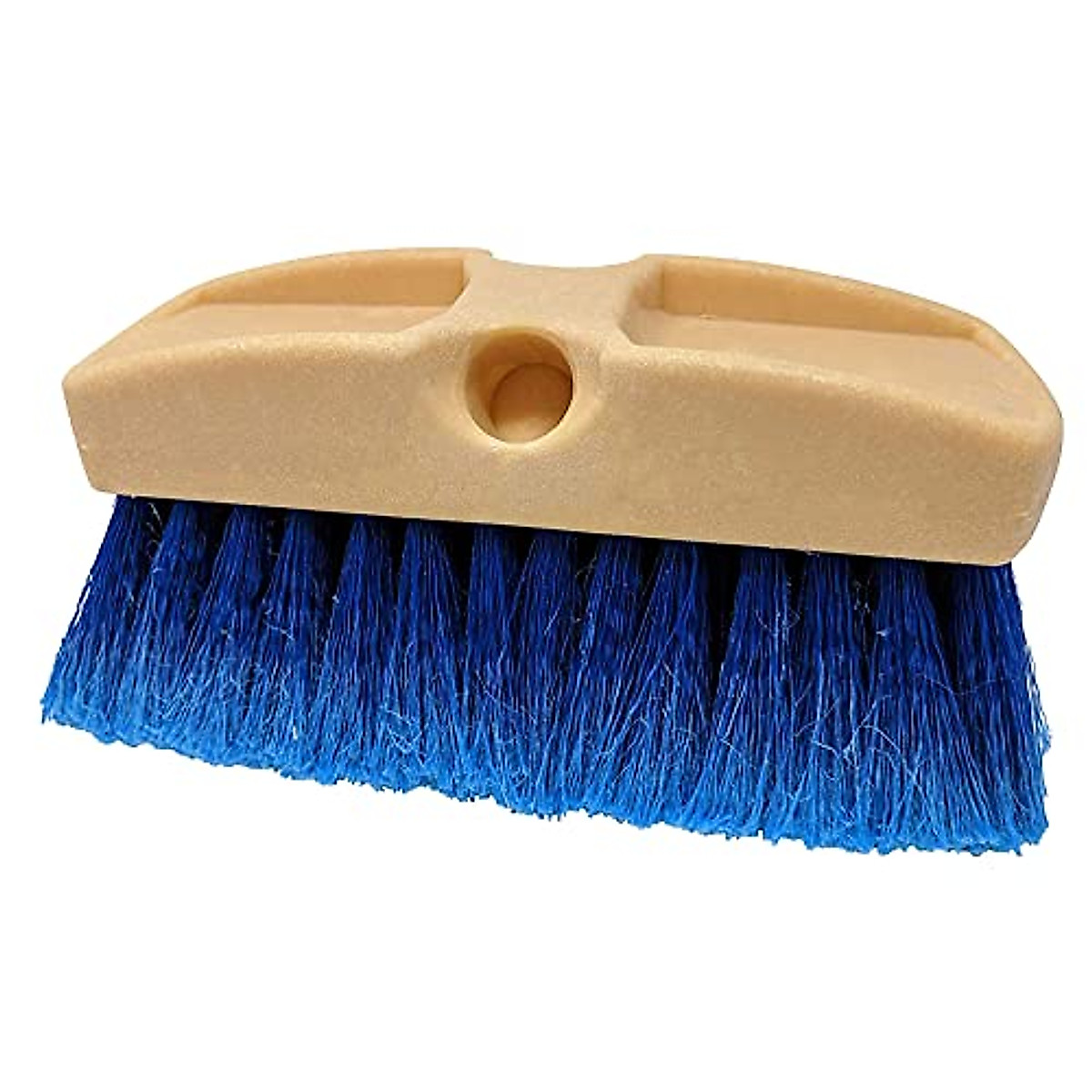 Guttermaster GM-215-8 Blue 8 Inch Oblong Medium Soft Flow Through Brush with Flagged Ends for RV's and Larger Vehicles