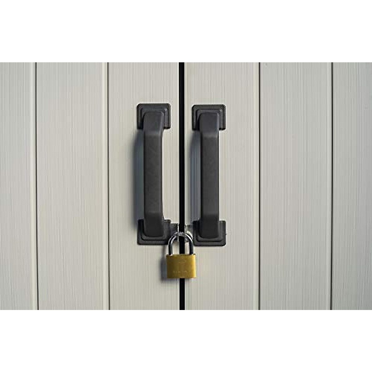 Keter Premier Tall Resin Outdoor Storage Shed for Patio Furniture, Pool Accessories, and Bikes