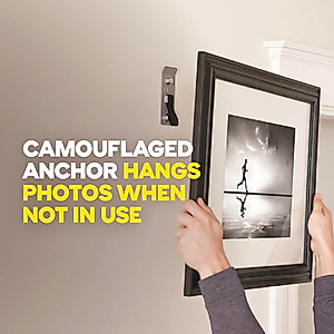 TRX Training Invizi-Mount Wall Anchor Mount Suspension Trainers, 2-in-1 Suspension Training Strap Hanger for Any Room, Holds up to 350 lbs.