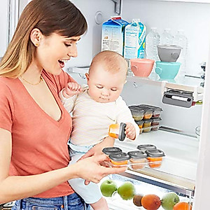 Skip Hop Baby Food Storage, Easy-Store 2oz. Containers, 3pack