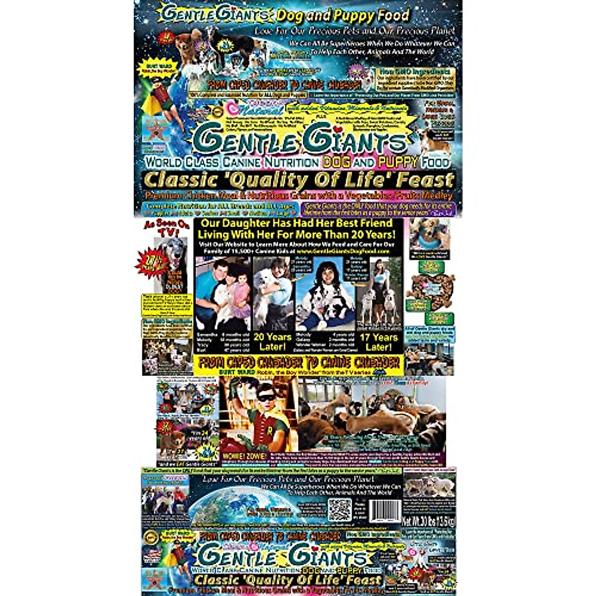 GENTLE GIANTS World Class Canine Nutrition Chicken Feast Dog Food - 30lbs