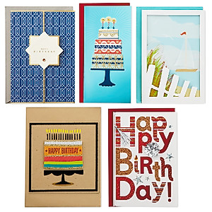 Hallmark All Occasion Handmade Boxed Set of Assorted Greeting Cards with Card Organizer (Pack of 24)—Birthday, Baby, Wedding, Sympathy, Thinking of You, Thank You, Blank