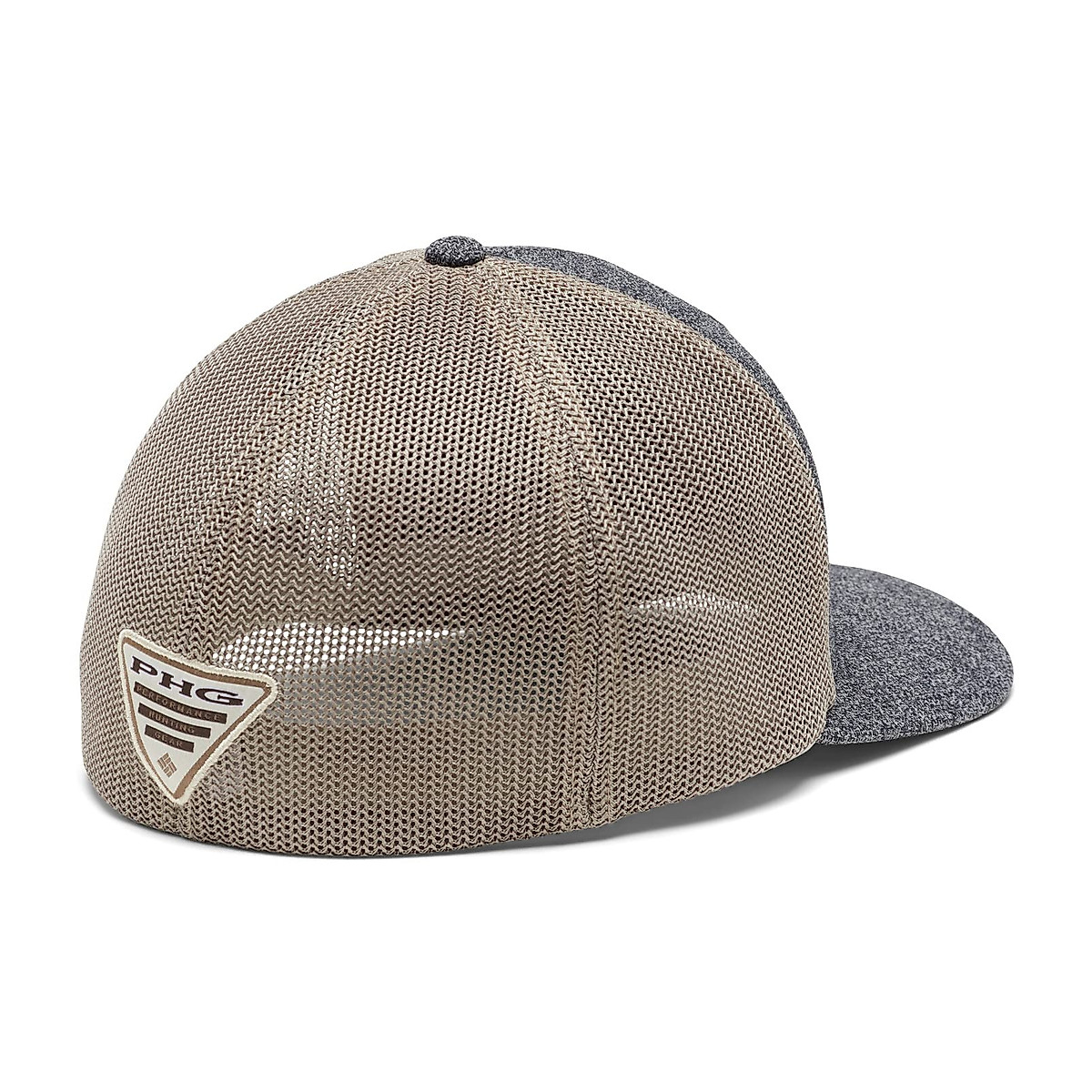 Columbia Unisex PHG Game Flag Mesh Ball Cap - Mid, Grill Heather/Flax, Large/X-Large