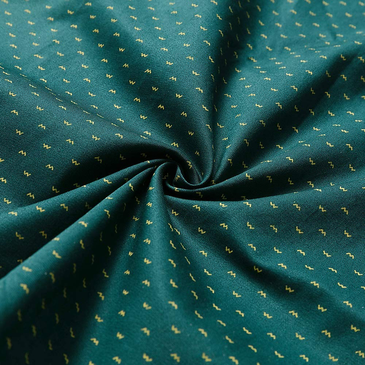 WULFUL Men's Casual Short Sleeve Button Down Shirt Printed Cotton Business Dress Shirts