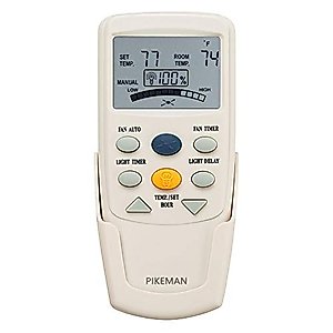 Pikeman Ceiling Fan Remote Control Replace Hampton Bay Thermostatic LCD W Fan Timer FAN-9T L3HFAN-9T (Remote Only)