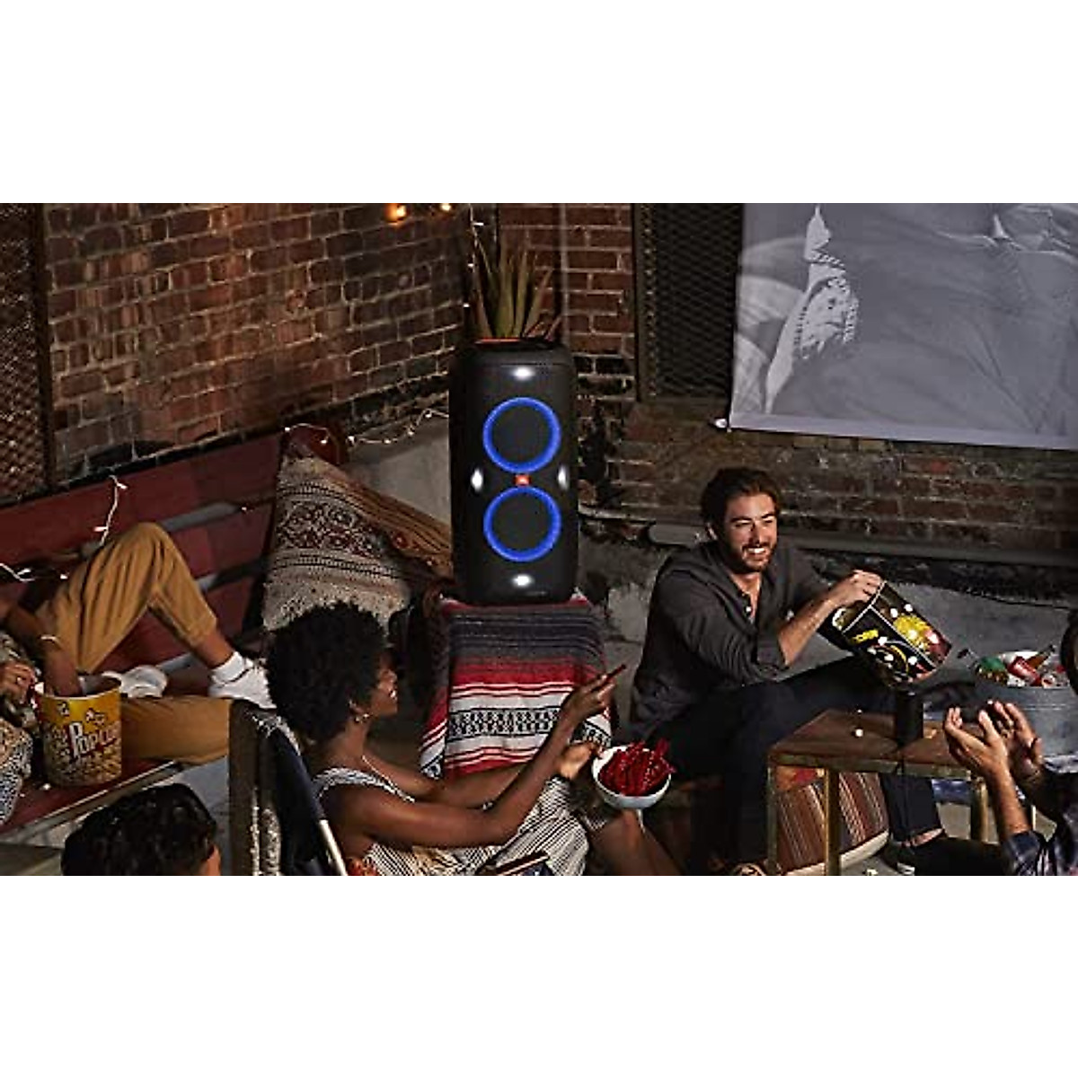 JBL Partybox 310 - Portable Party Speaker with Long Lasting Battery, Powerful JBL Sound and Exciting Light Show,Black