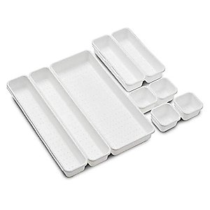 madesmart Value 9-Piece Interlocking Bin Pack | VALUE COLLECTION | Customizable Multi-Purpose Storage | Durable | Easy to Clean | BPA-Free