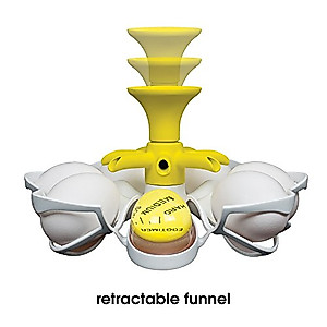 Casabella Exact Egg Boiler, White/Yellow, One Size