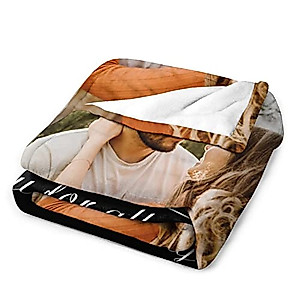 Custom Blanket, Custom Blankets with Photos: Made in USA, Personalized Blanket Memorial Gift 10 Photos Collage Customized Blankets, Throw Blanket for Family Lover Birthday Wedding Christmas-5 Sizes