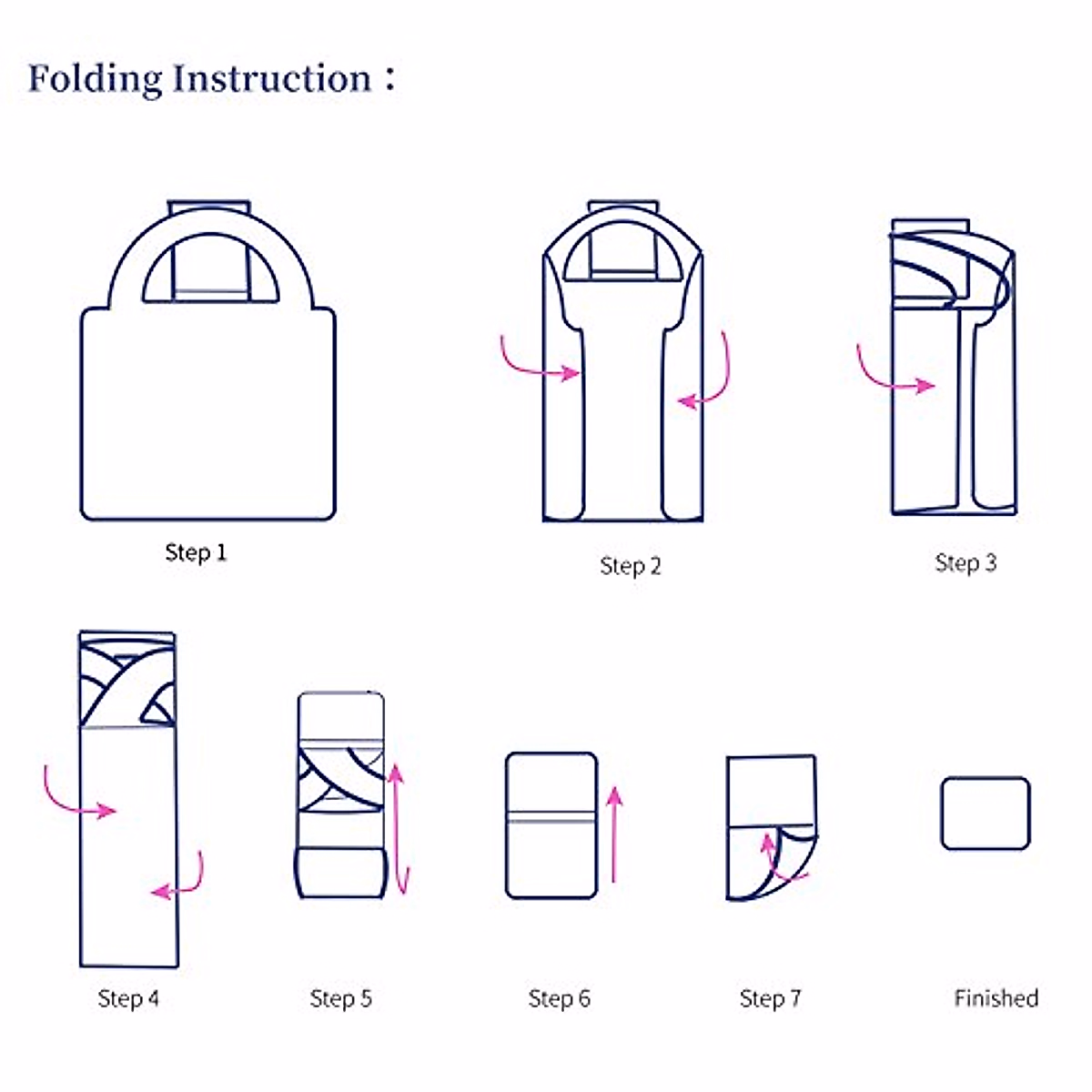 wyxis 5 Pack Eco Friendly Large Floral Tote Bag Foldable Nylon Groceries Bag Fits in Pocket