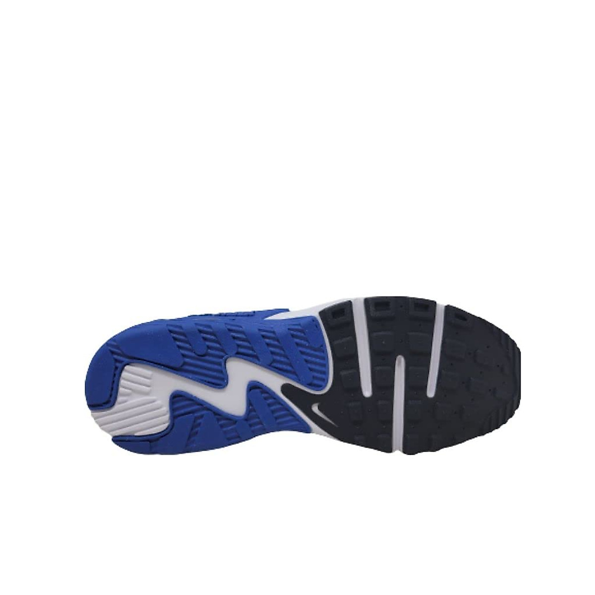 Nike Men's Air Max Excee Shoes, White/Dark Royal Blue/Lemon Ve, 10.5