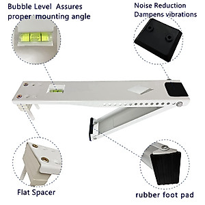 Universal Window Air Conditioner Bracket Universal AC Window Support Bracket - Heavy Duty Support Up to 165 lbs, 5,000 to 22,000 BTU AC Units
