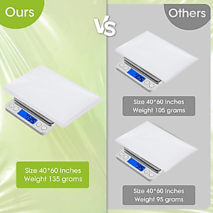 8 Pack Extra Large Clear Plastic Bags, 2 Sizes Large Big Jumbo Giant Storage Bags 40x60 Inches and 32x47 Inches, Heavy Duty Plastic Bags for Luggage, Suitcase, Furniture and Kids Bike