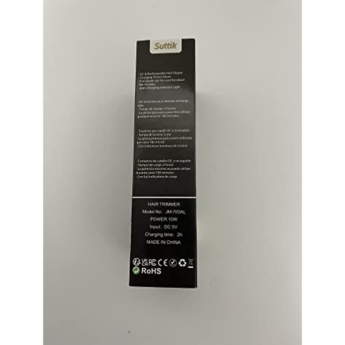 Suttik Professional Hair & Beard Trimmer for Barber, T-Blade Hair Edgers Clippers, Gold Knight Close-Cutting Trimmers, Cordless Clippers for Hair Cutting, Gift for Men