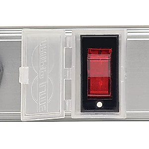 Tripp Lite 12 Outlet Power Strip with Surge Protection, 15ft. Cord, Metal, 36 in. length, (SS3612),Gray