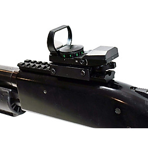 Trinity Mossberg 500 Tactical Red green Dot Sight Combo Kit home defense tactical optics hunting accessory aluminum black picatinny weaver base adapter single rail Mount.