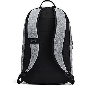 Under Armour Adult Halftime Backpack , Pitch Gray Medium Heather (012)/Black , One Size Fits All
