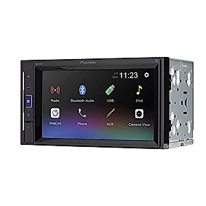 Pioneer DMH-241EX 6.2" Digital Multimedia Receiver (Does not Play Discs) with Built-in Bluetooth, Amazon Alexa, and Built-in Android Music Control Bundled with + (1) Bullet Style Back-up Camera
