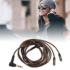 Earphone Replacement Audio Upgrade Cable, Headphone Low Loss Flexible 3.5mm Sound Cable for Vjjb N1