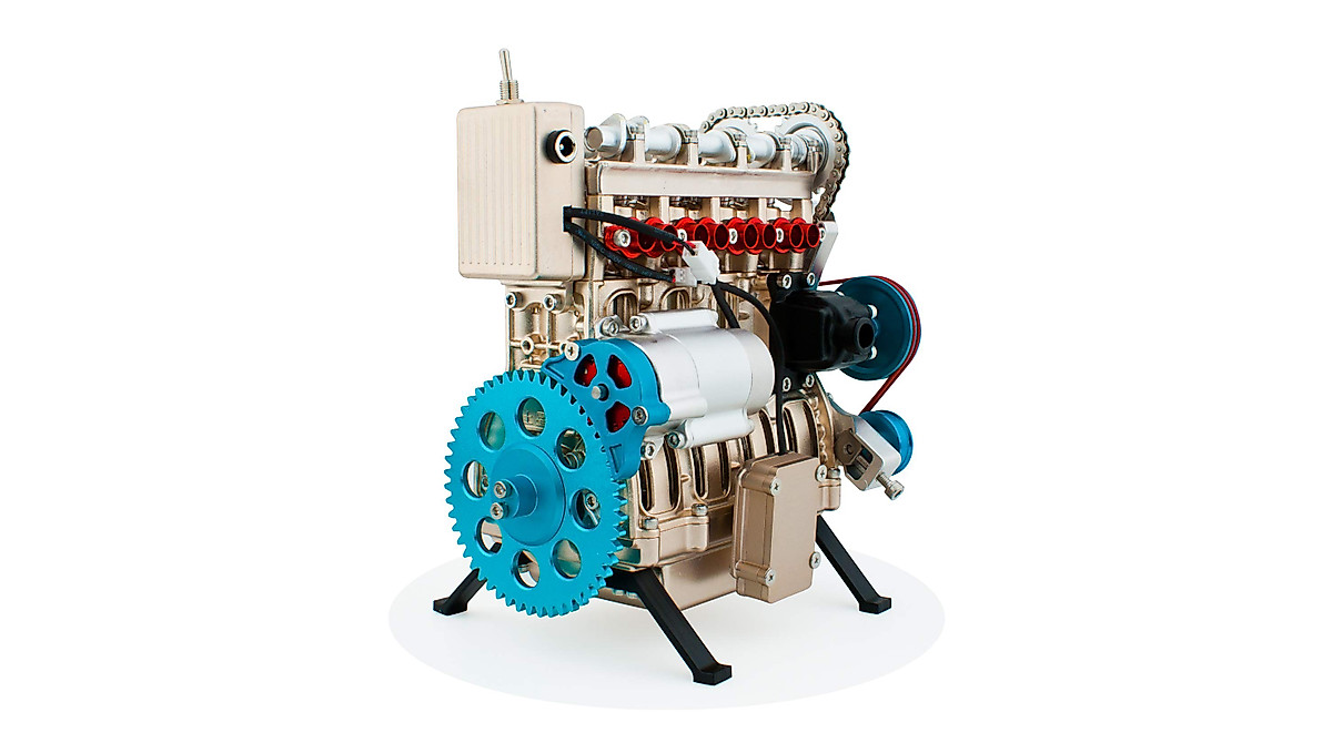 DjuiinoStar Engine Model Kit - 4 Cylinder Assembly