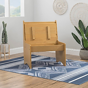 Linson Small Back Rest Bench Honey