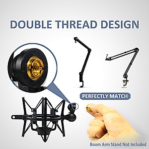 Blue Ember Mic Shock Mount with Pop Filter to Reduce Vibration Noise for Blue Ember Condenser Microphone by YOUSHARES